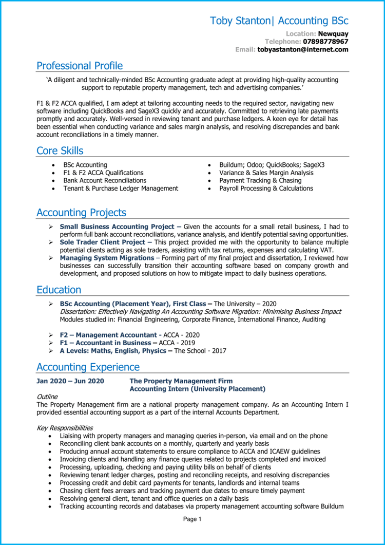 Student CV Template 2022 10 CV Examples Get Hired Quick 