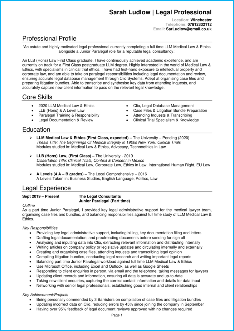 Student CV Template 2022 10 CV Examples Get Hired Quick 