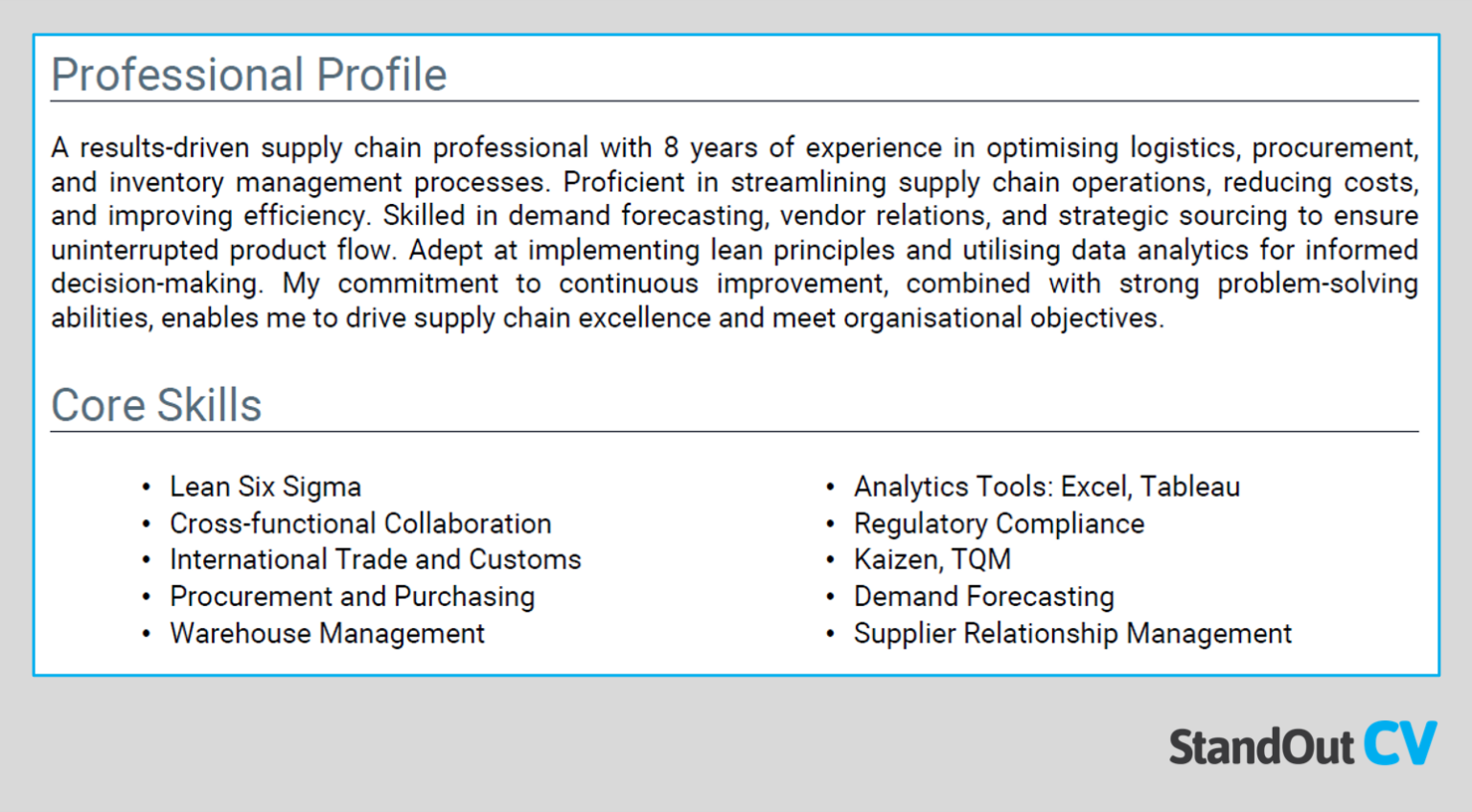 25 Powerful CV profile examples + templates [get noticed]