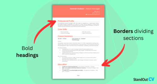 How to structure a CV in 2025 | CV example and guide