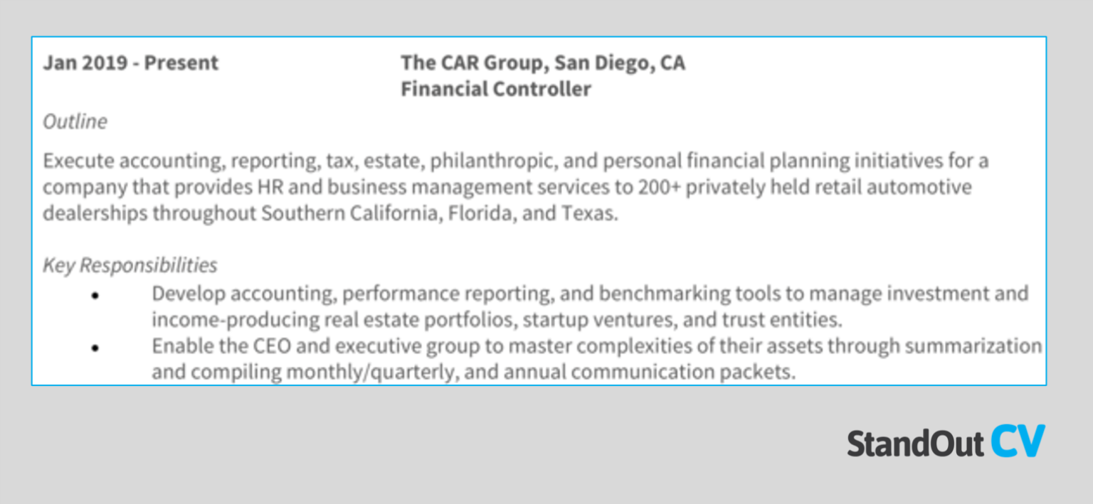 How to use bullet points per job on your CV + How many