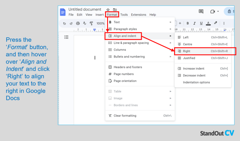 How to right align dates on your resume | Step by step guide
