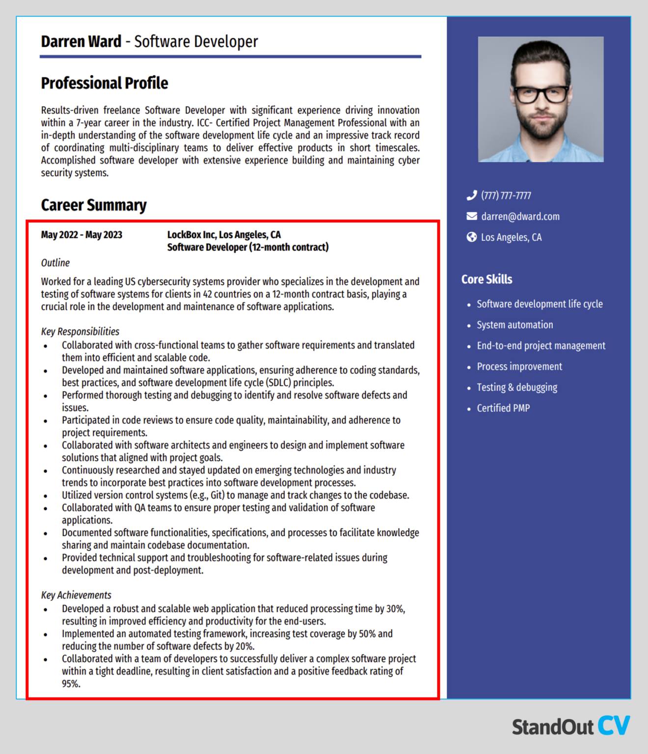 How to list contract work on a resume | With examples