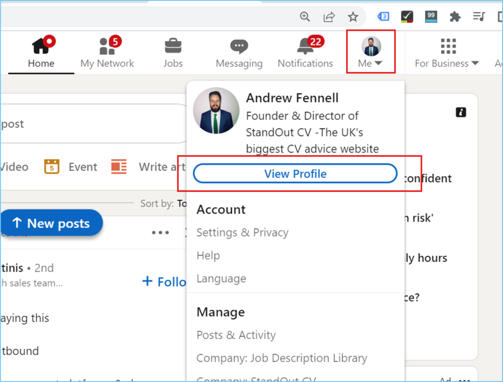 How to put your LinkedIn profile on your CV in 2024