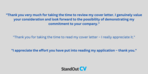 25 ways to end a cover letter | examples + guide [Get hired]